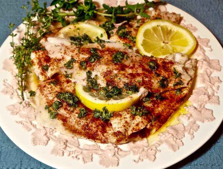 Lemon Red Snapper with Herbed Butter - Simple By Cindy